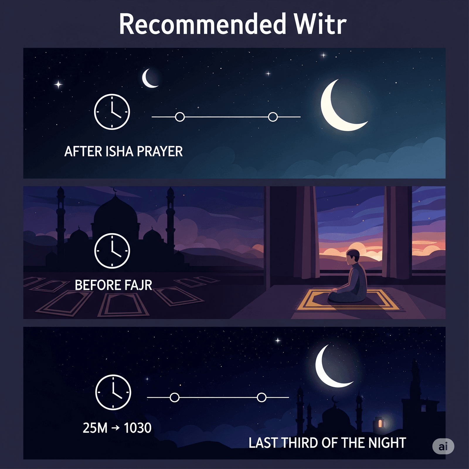 How To Pray Witr Salah? When To Perform This Prayer? Najam Academy