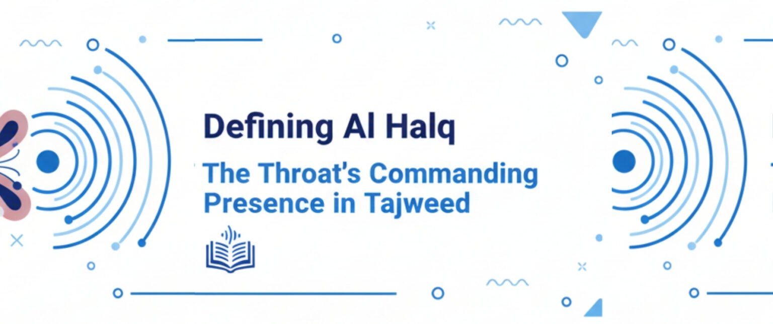 What is Al Halq in Tajweed | The Throat Letters in Tajweed Rules